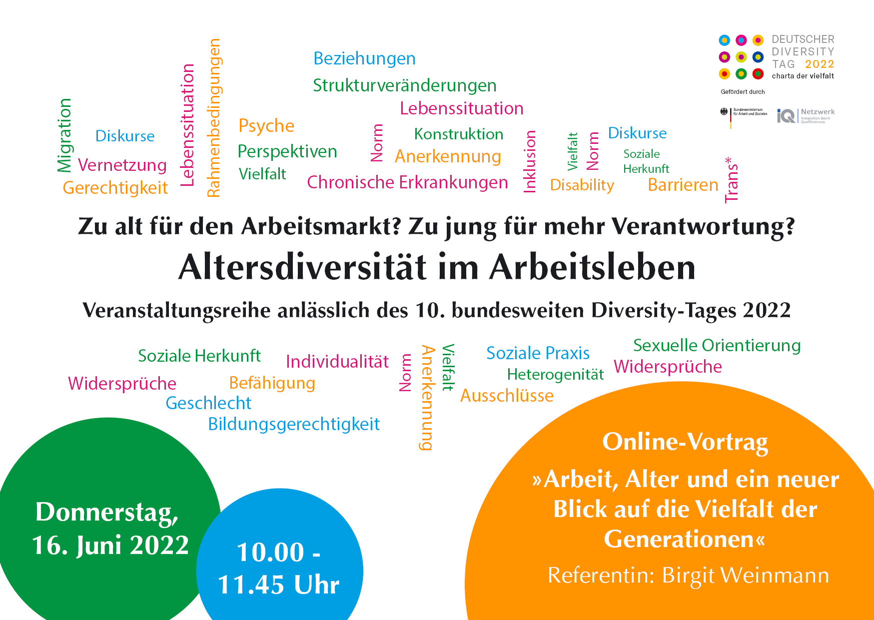 Veranstaltungsreihe anlässlich des 10. bundesweiten Diversity-Tages ...